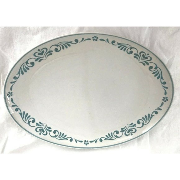 Franciscan | Dining | Vtg Franciscan Blue Fancy Serving Platter ...